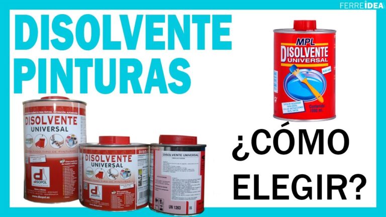 Descubre la utilidad del disolvente: ¡un aliado imprescindible en tu ...