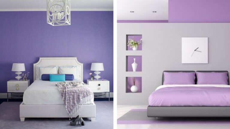Descubre cómo decorar una habitación con estilo lila y blanco ...