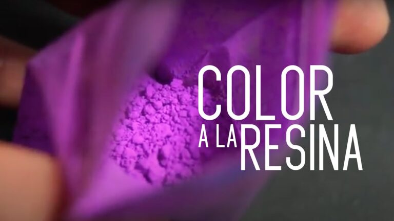 Descubre los secretos para dar color a la resina epóxica y transformar ...