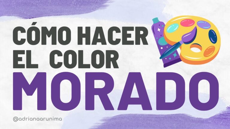 Descubre el secreto para hacer morado mezclando colores | Actualizado ...